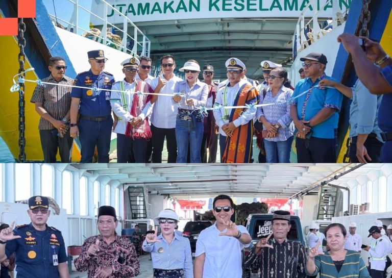 Bupati SBD Resmikan Pengoperasian Perdana KMP Cakalang Lintasan Waikelo ...